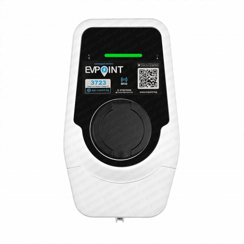 02.EVPoint EV22 Plus socket WHITE – EVPoint Cyprus
